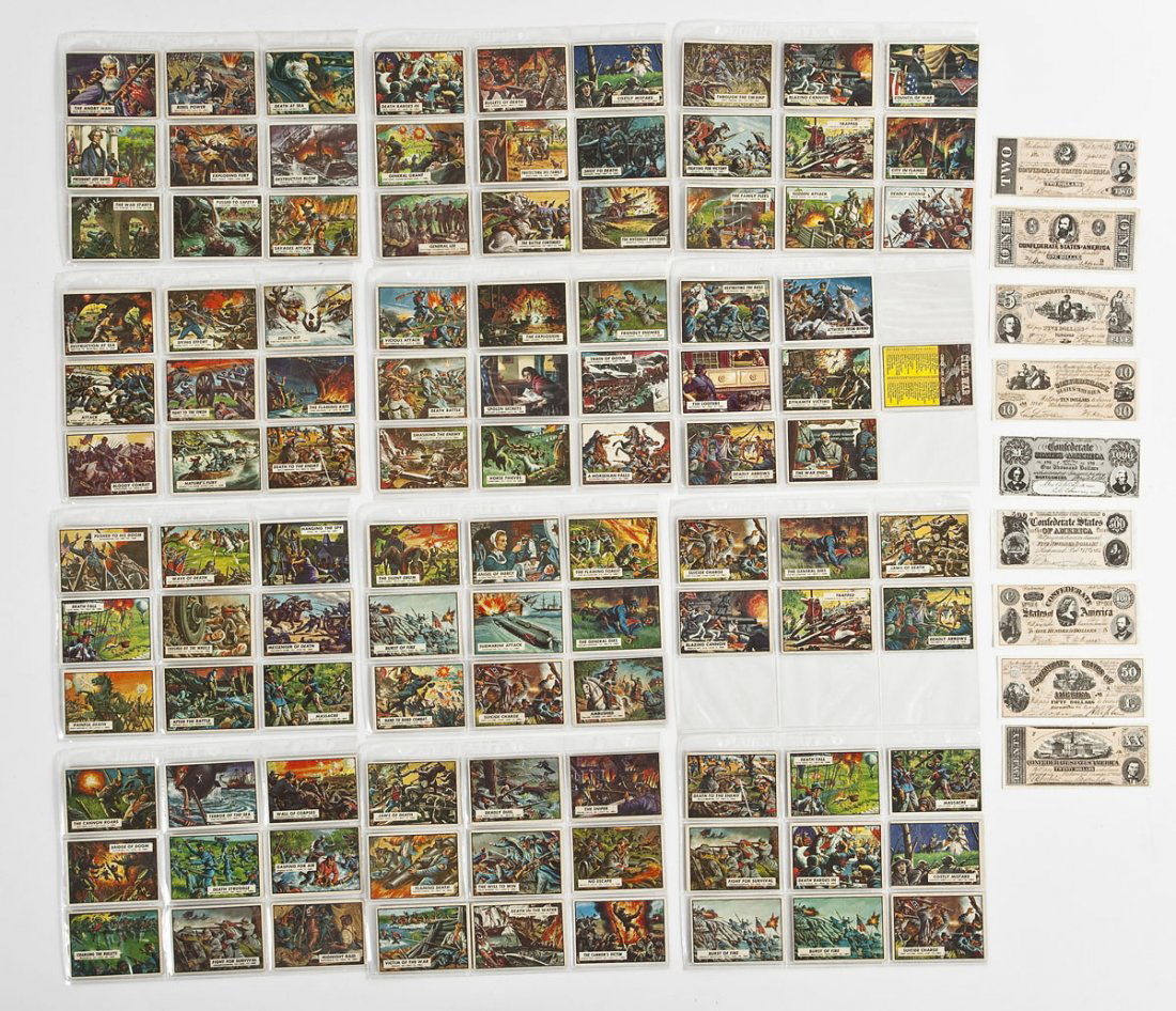 Topps 1962 Civil War News Trading Card Set