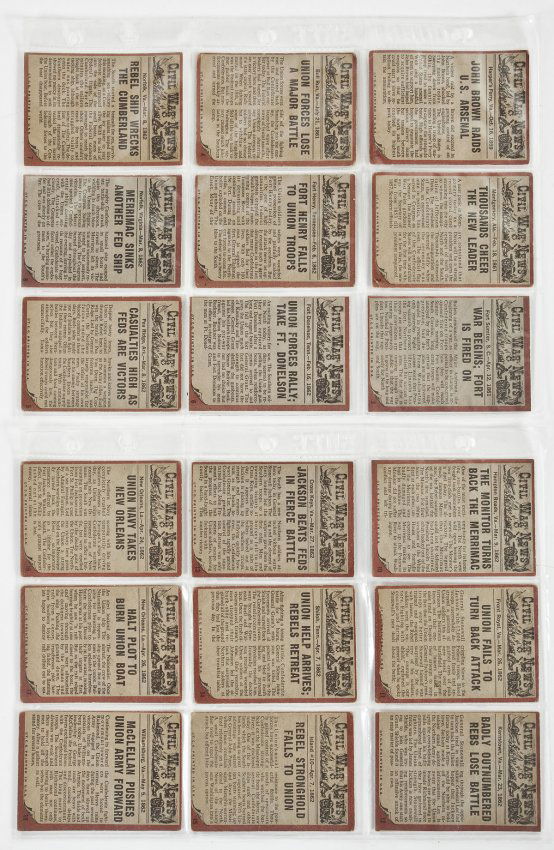 Topps 1962 Civil War News Trading Card Set : Lot 81