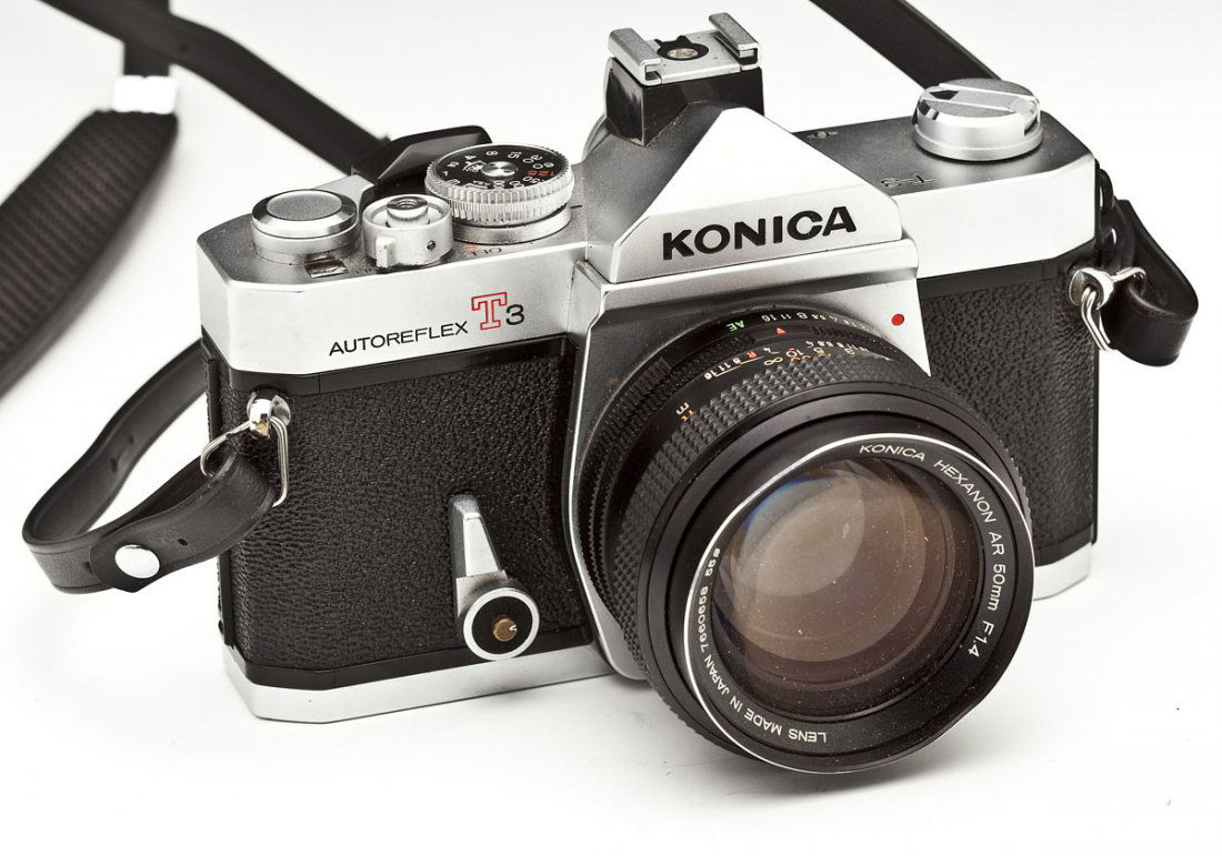 Konica Autoreflex T3 Camera with Konica Case