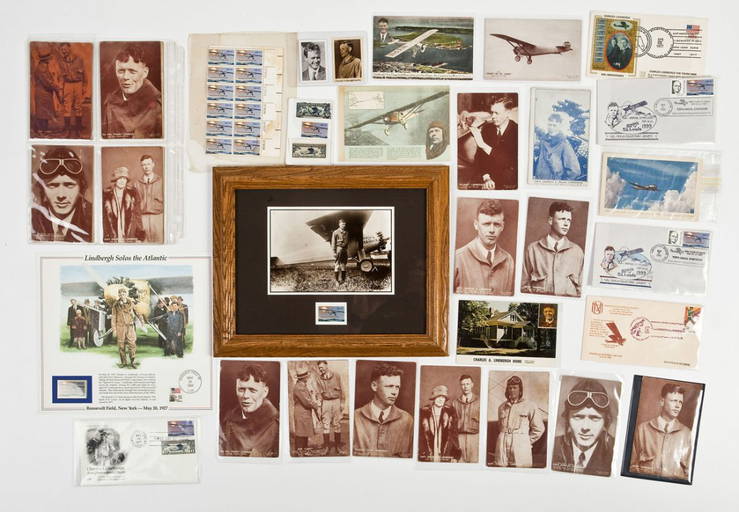 Charles Lindbergh Arcade Cards & Philately