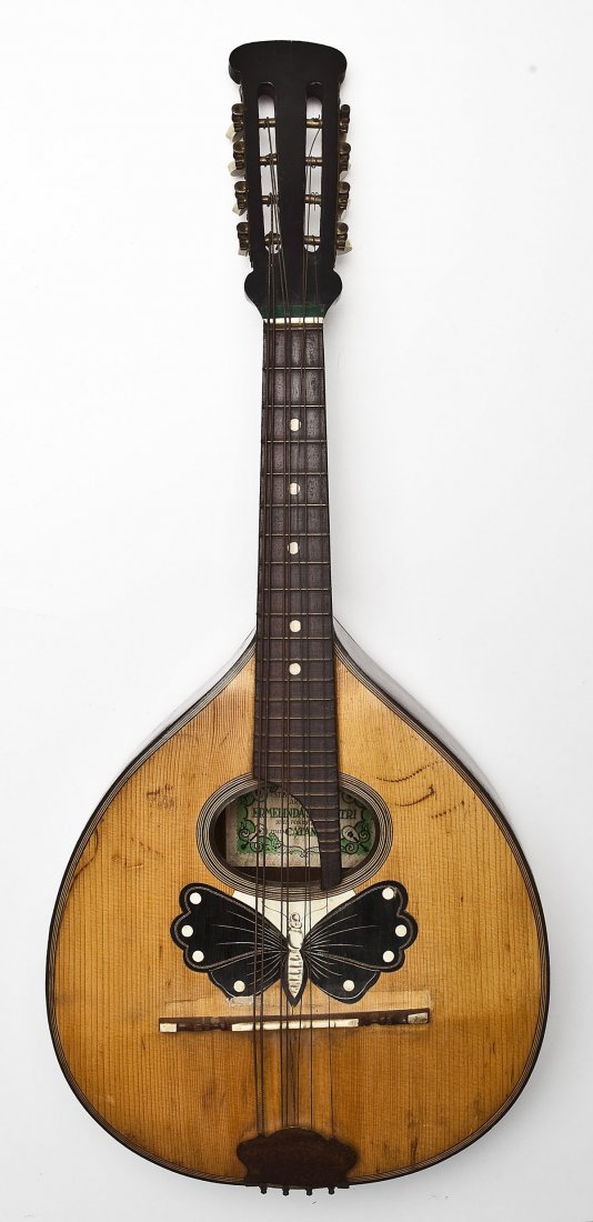 Ermelinda Silvestri Mandolin with Butterfly
