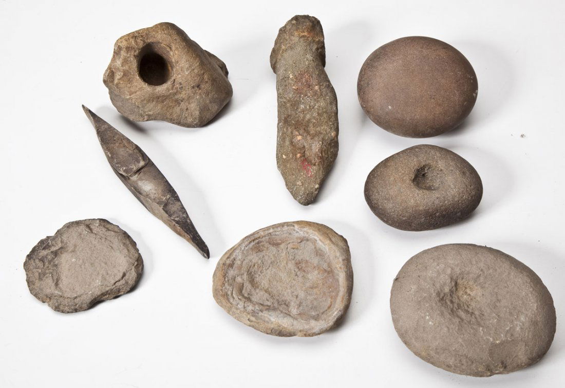 8 Native American Stone Tools - Feb 01, 2014 | Cordier Auctions ...