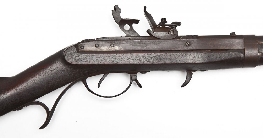 Model 1819 Hall US Breech-Loading Flintlock Rifle
