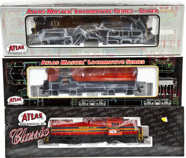 3 Atlas Locomotives