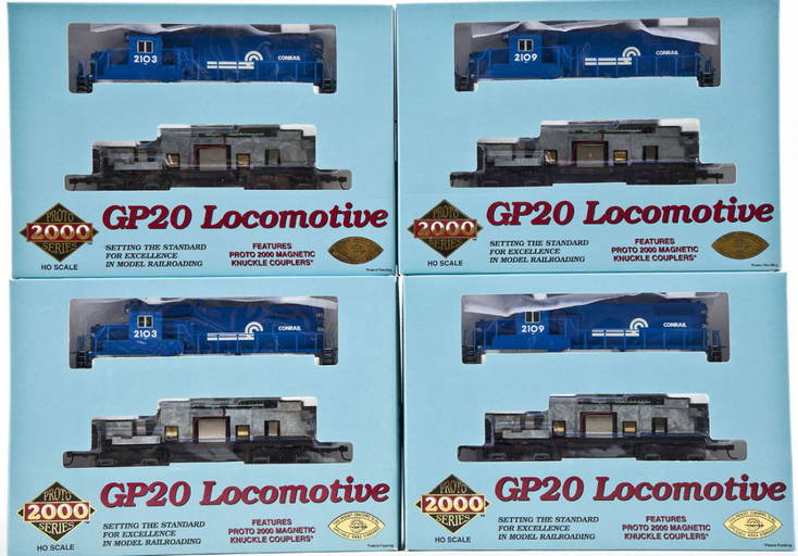 4 Proto-2000 Series Conrail GP20 Locomotives - Jun 01, 2014 | Cordier ...