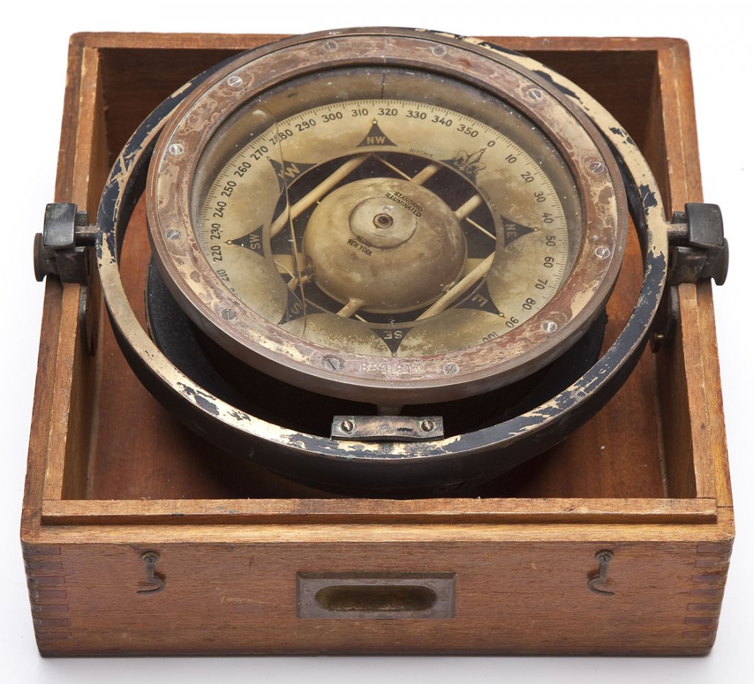 Compass for the Panama Lines' SS Ancon Steamship