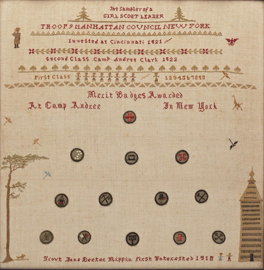 Girl Scout Sampler by Jane Deeter Rippin