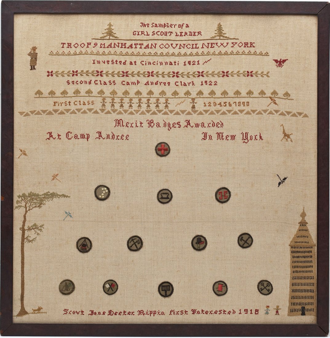 Girl Scout Sampler by Jane Deeter Rippin