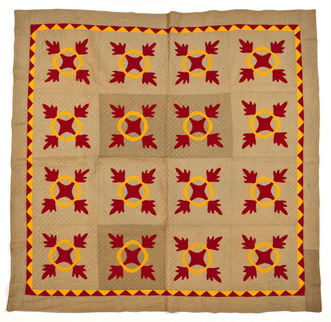 Turkey Tracks and Reel Quilt