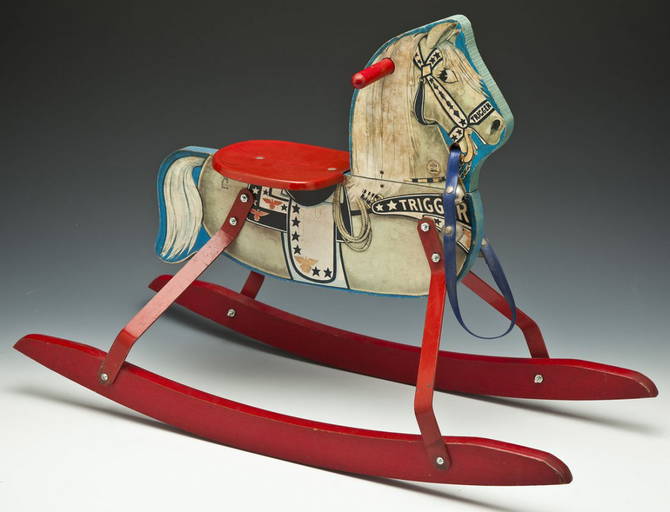 Roy Rogers Trigger Rocking Horse By Hill