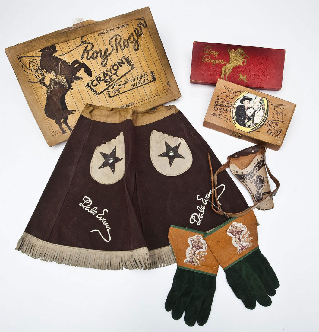 6 Roy Rogers & Hopalong Cassidy Collectibles