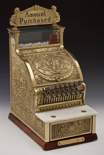 Ncr C313 Special Edition Brass Cash Register