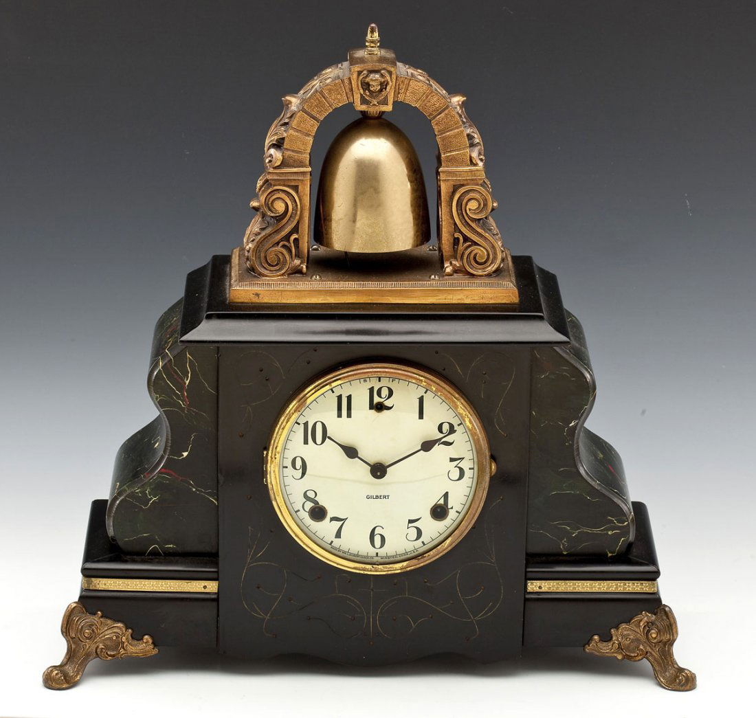 Gilbert Curfew Bell Top Mantel Clock