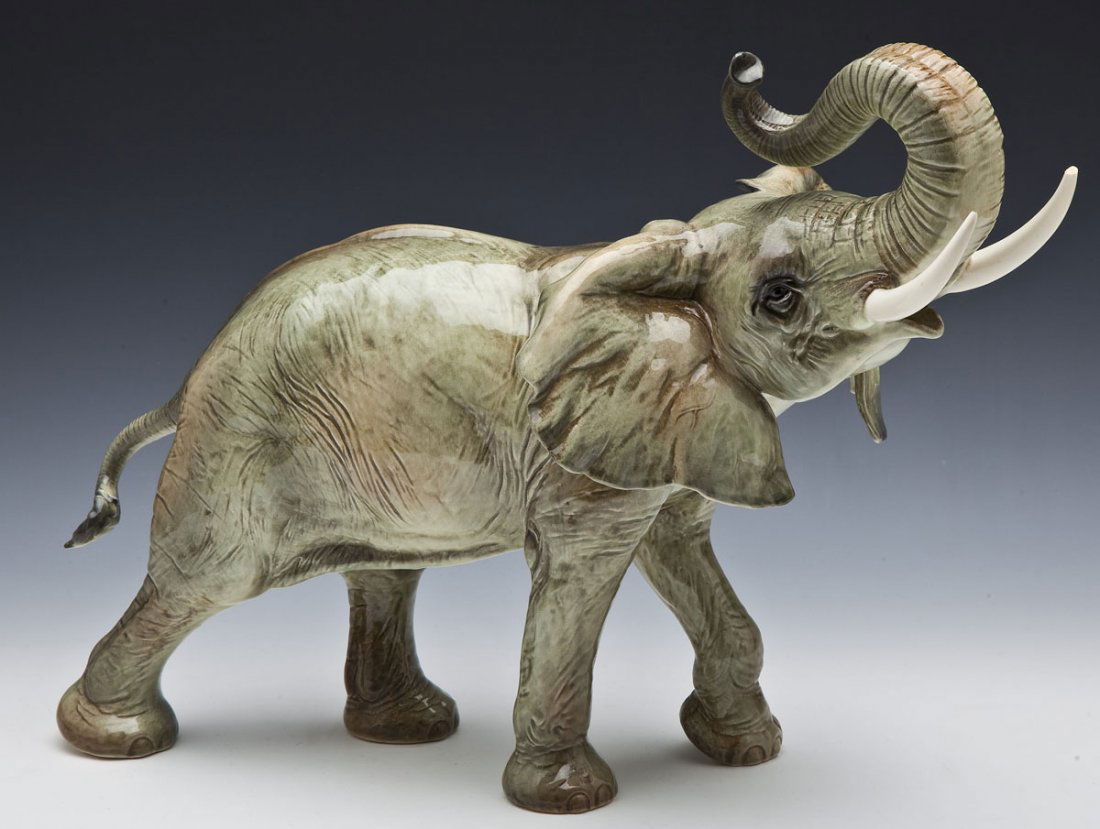 Large Goebel Porcelain Elephant