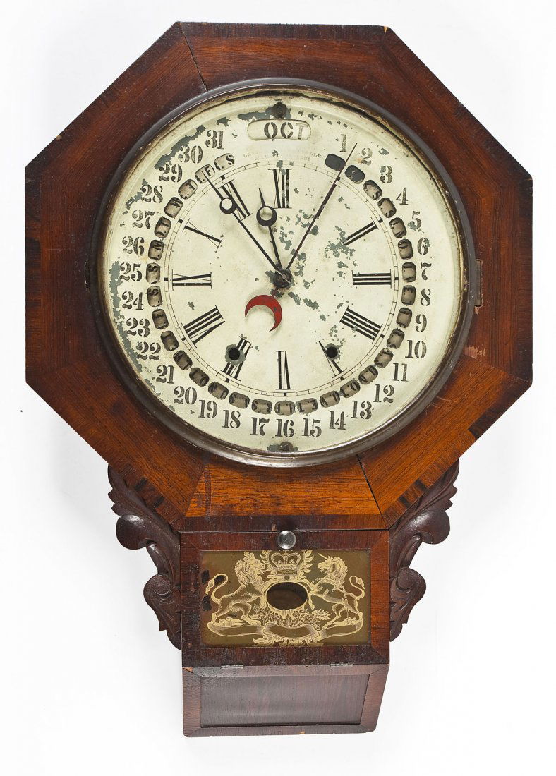 Gilbert Mfg Co. 8 Day Calendar Clock