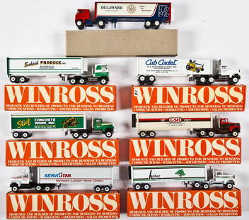 7 Rare Early Winross Trucks