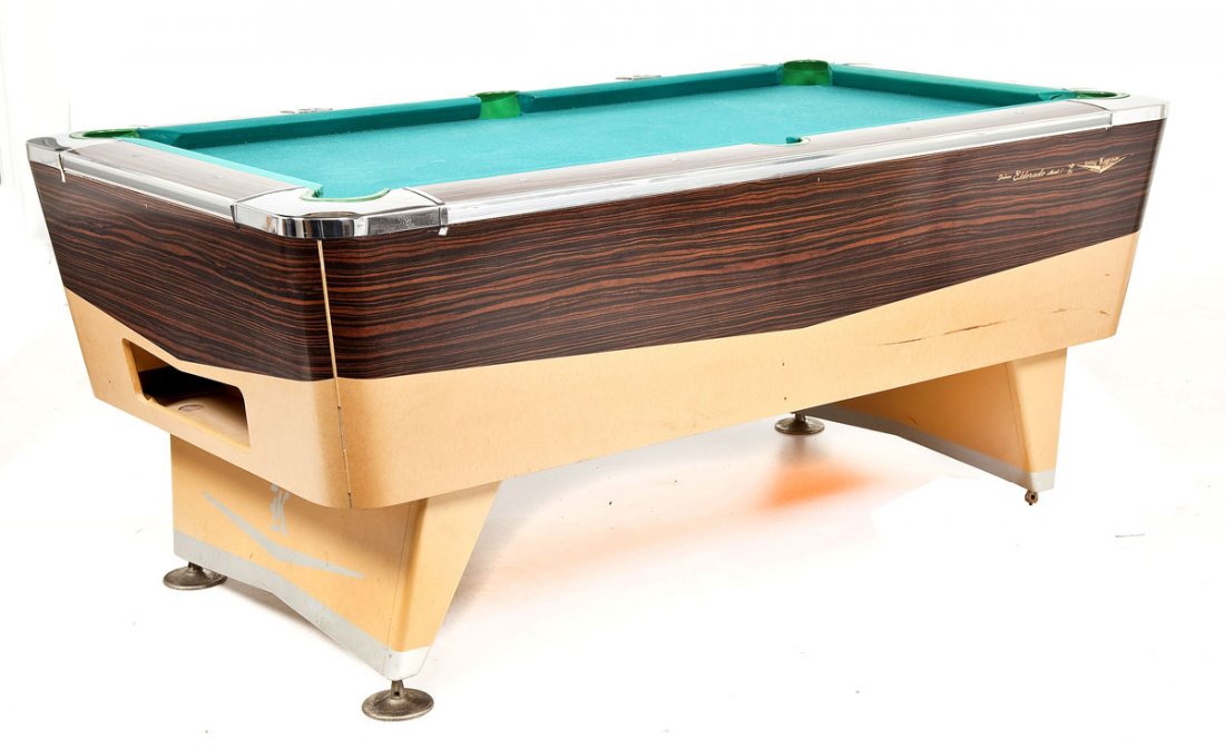 Irving Kaye Eldorado Mark I Coin Op Pool Table