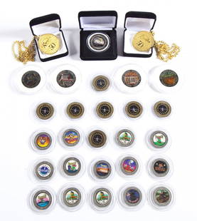 Twenty Mixed Casinon Gaming Tokens