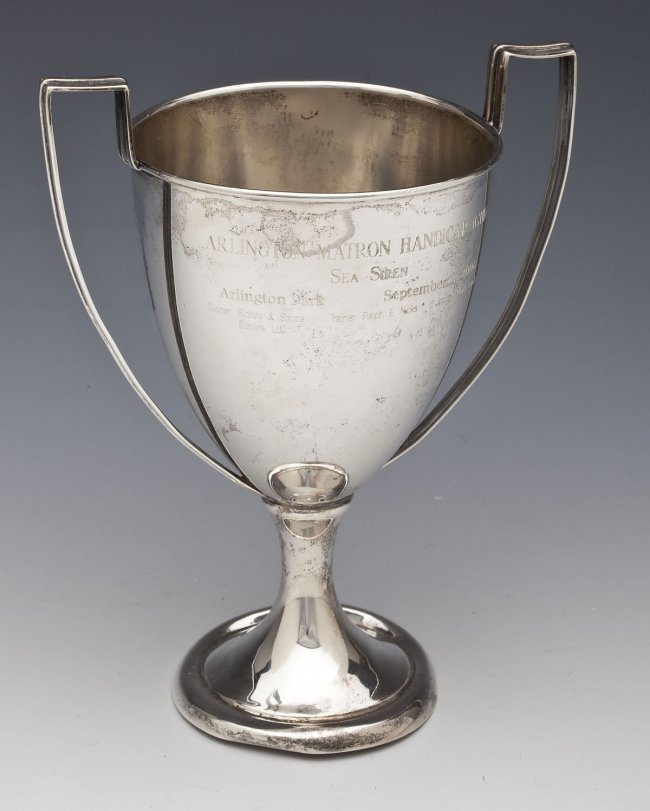 Sterling Horse Racing Trophy Cup : Lot 62 Sterling Horse Racing Trophy Cup : Lot 62
