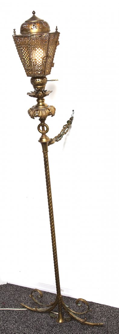 Gilt Bronze Wall Torchiere