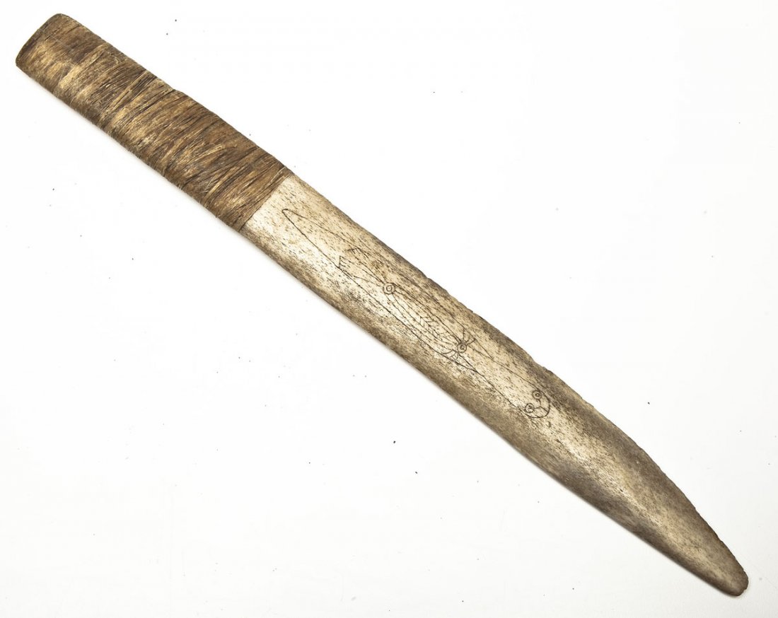 Inuit Carved Bone Knife