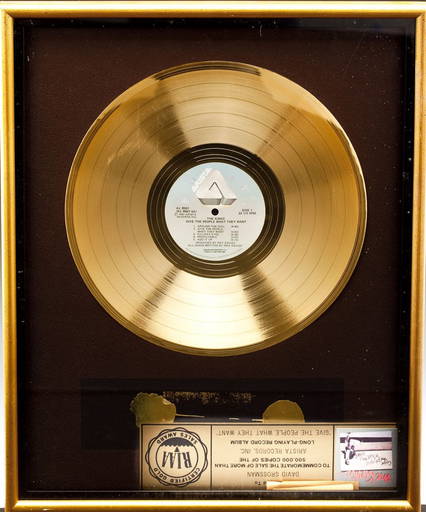 The Kinks Riaa Gold Record In Frame
