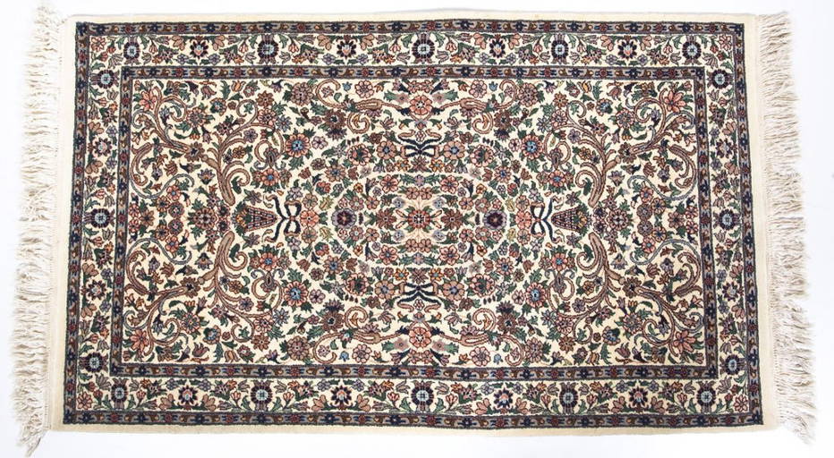 Pakistani Persian Floral Area Rug