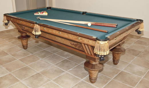 Monarch Pool Table With Side Pockets, Brunswick & Balke