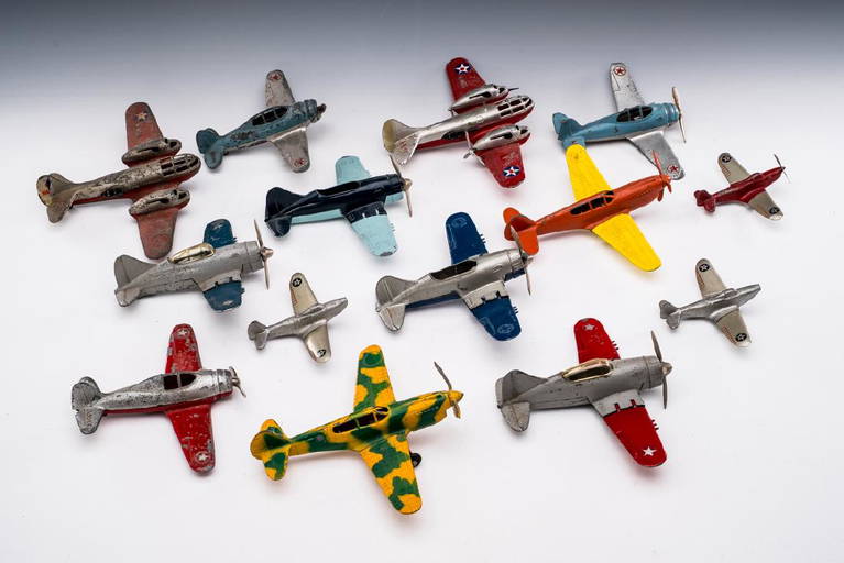 14 Hubley Diecast & Tin Airplanes