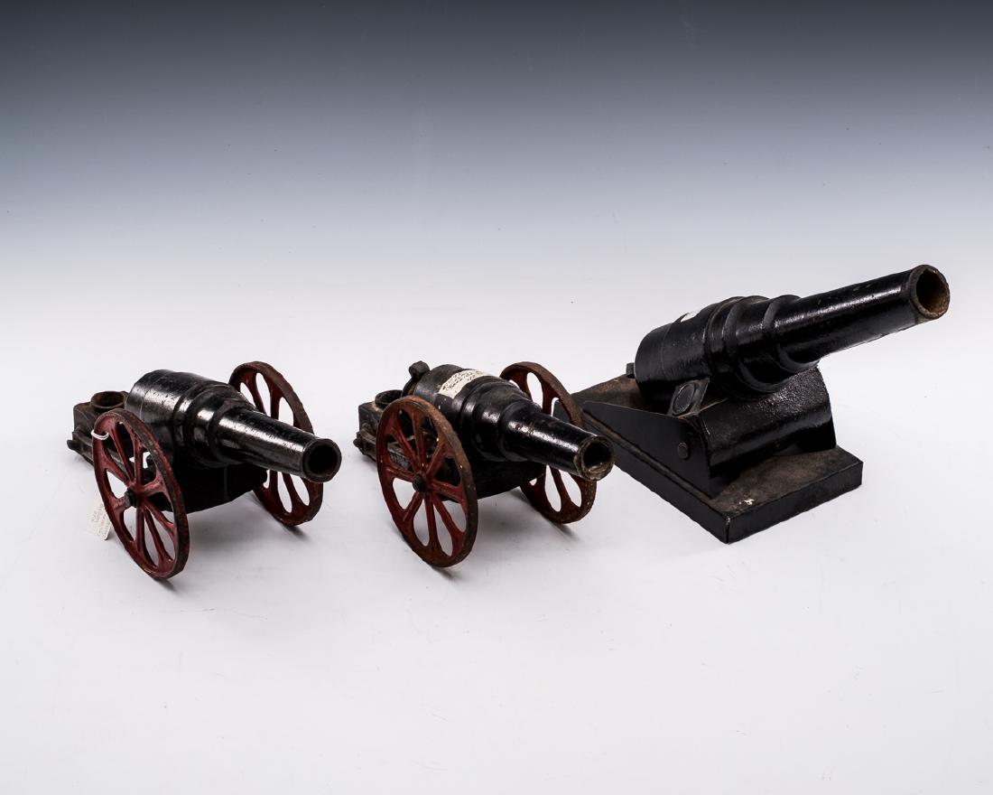 3 Big Bang Cast Iron Carbide Cannons