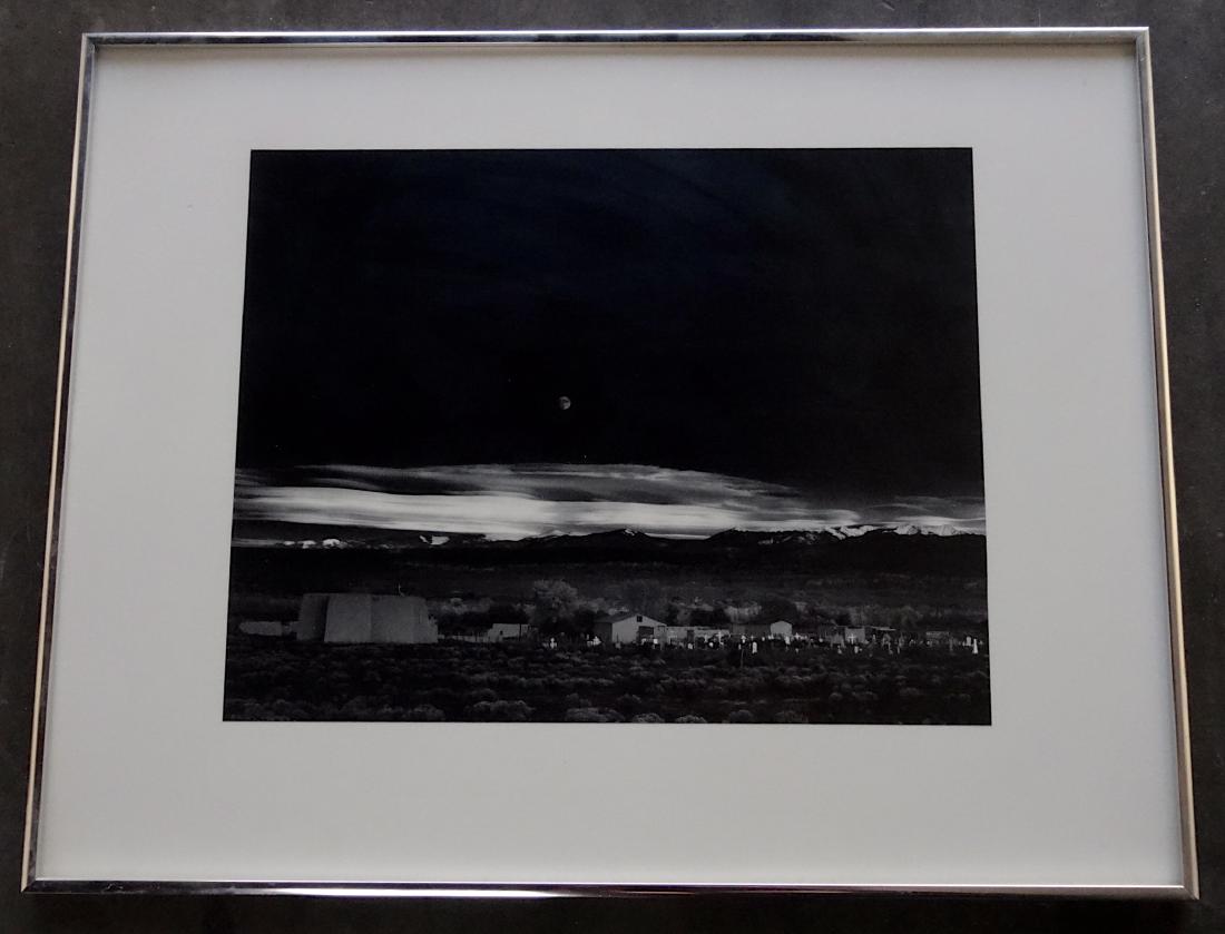 Ansel Adams Photograph Moonrise Hernandez New Mexico