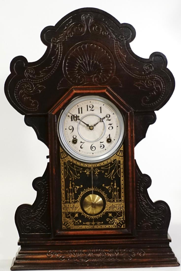 Session Large Gingerbread Shelf Clock