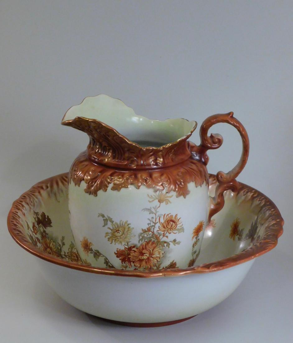 Winton Pottery Wash Pitcher Basin Staffordshire