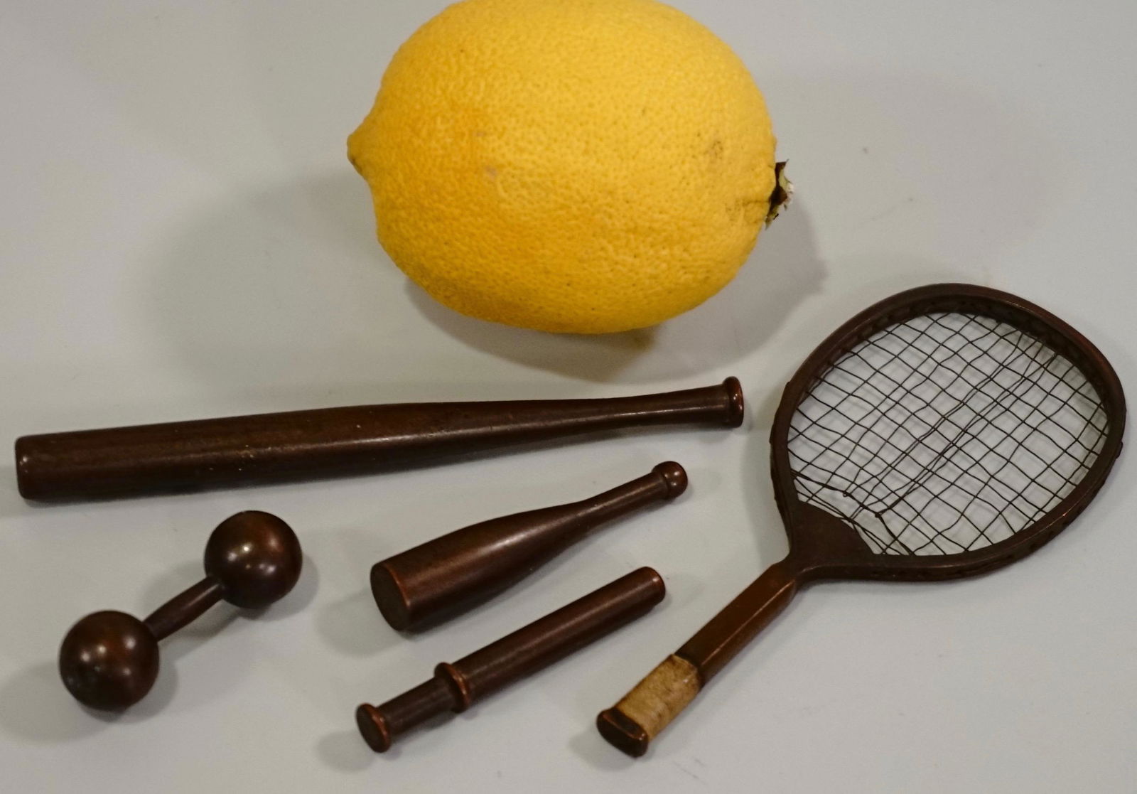 Victorian Sports Antique Baseball Bat Tennis Racket - Dec 08, 2019 ...