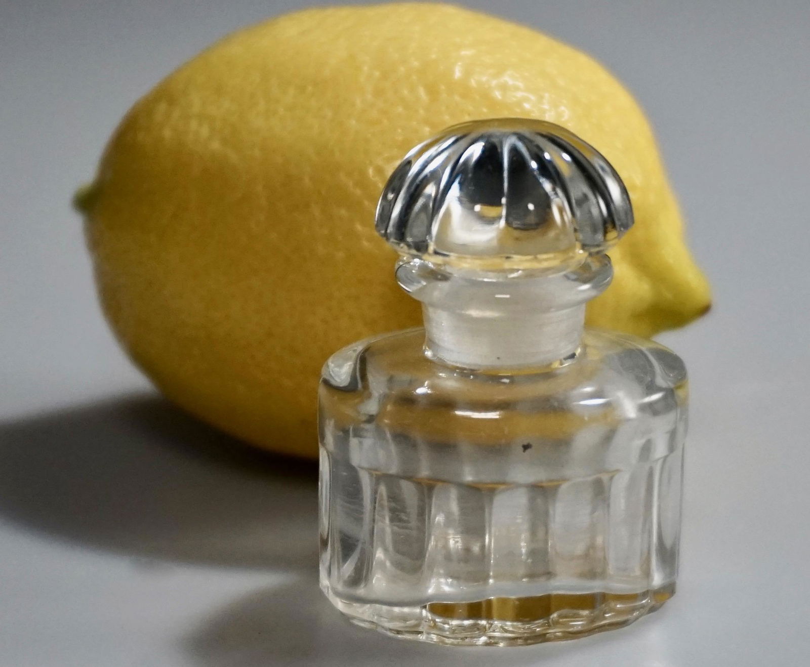 Balenciaga Clear Glass Miniature Perfume Bottle 1947 Le