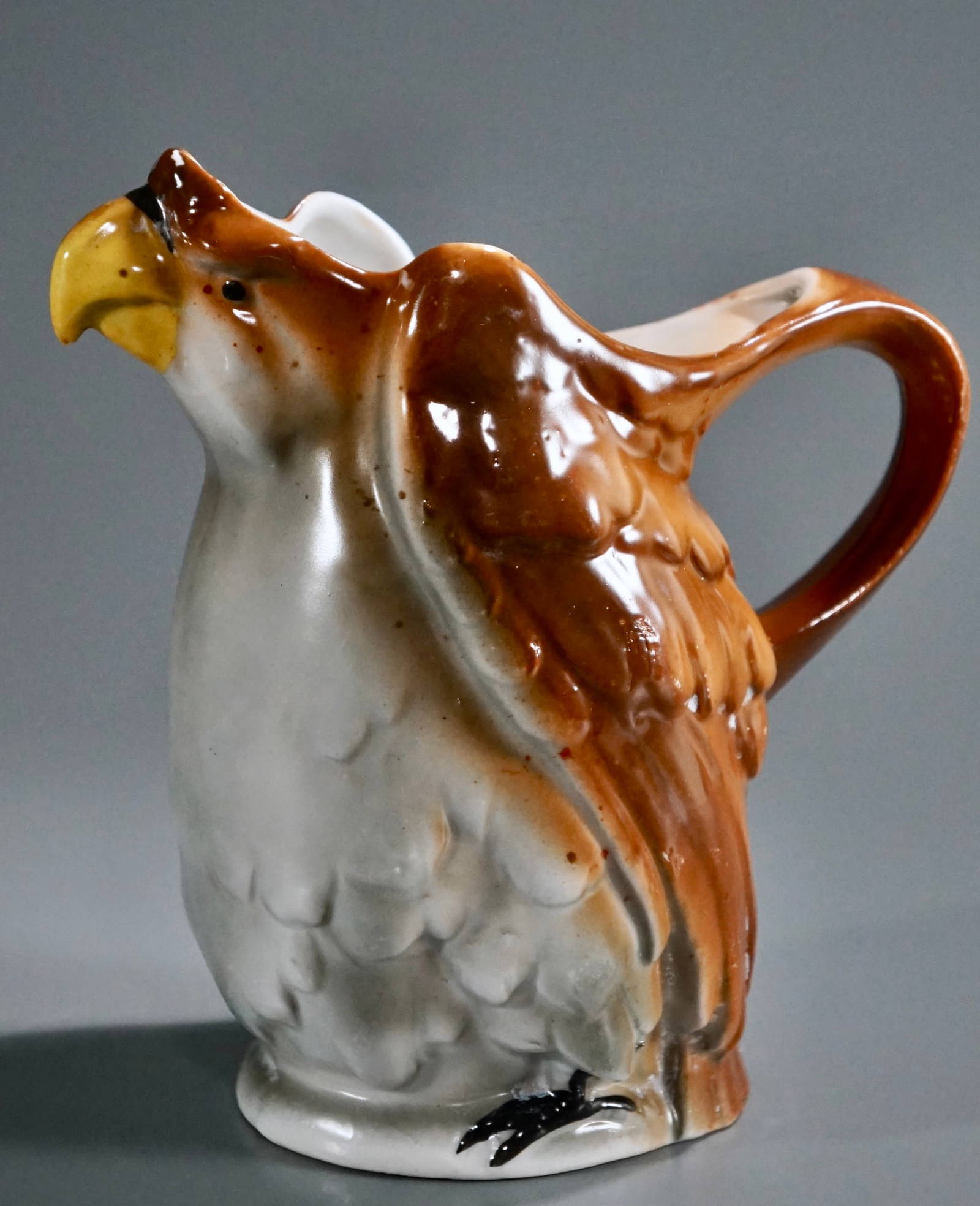 German Hawk Figural Porcelain Eagle Pitcher Auction