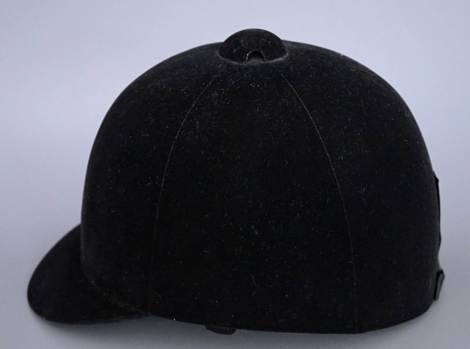 Equestrian Black Velvet Horse Riding Helmet Auction