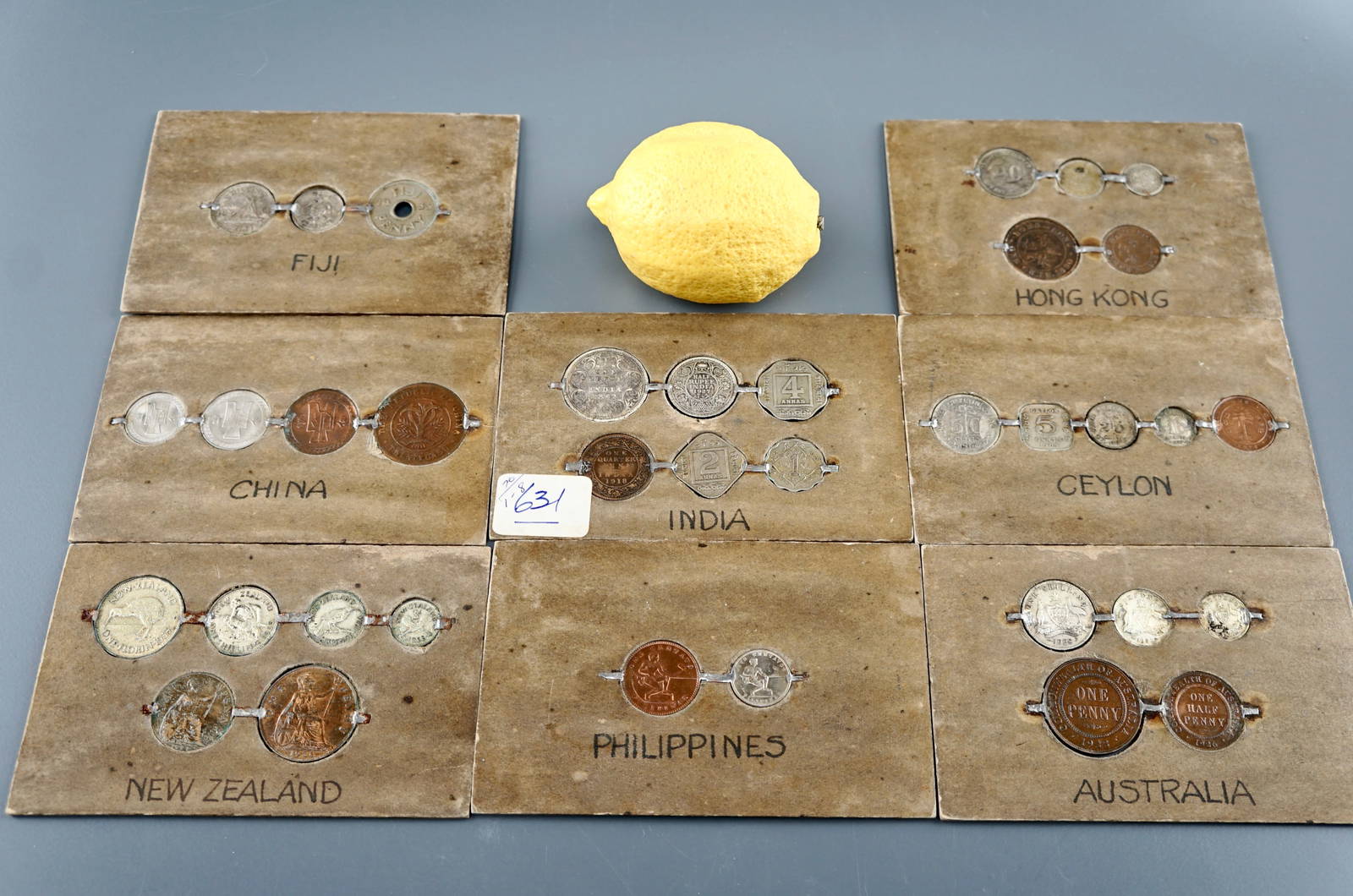 Vintage Foreign Coin Collection 8 Countries Auction