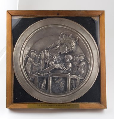 Silver Copy Of The 'chellini Madonna' By Donatello