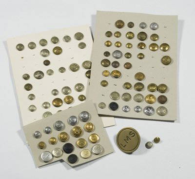 Railway Buttons Etc. (100)