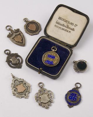 Various Fob Shields & Medallions (8)