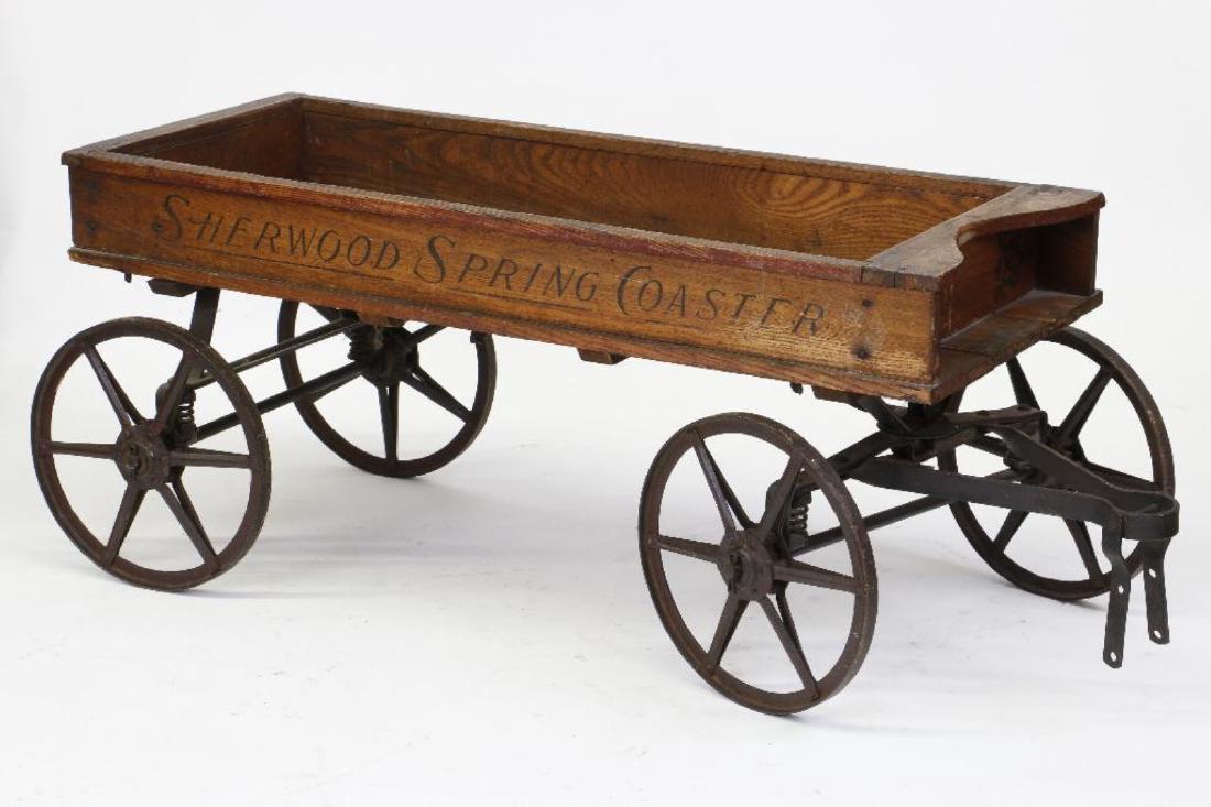 A SHERWOOD SPRING COASTER, 19THC.