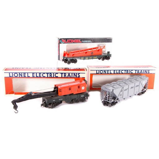 Lionel O 6 19402 Gn Crane, 6 19304 Gn Hopper, 6 16320