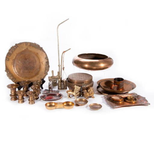 A collection of various antique metal objects. - Jun 30, 2019 | Turner ...