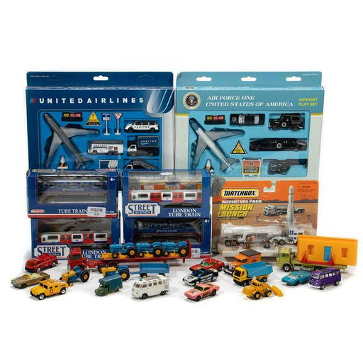 Die Cast Airplane Sets And Matchbox Cars
