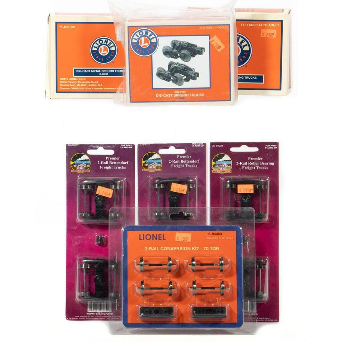 Lionel & Mth Trucks And 2 Rail Conversion Kits