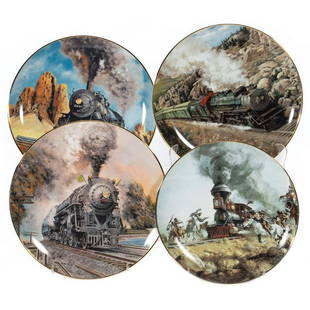 Train & Locomotive Collector Plates