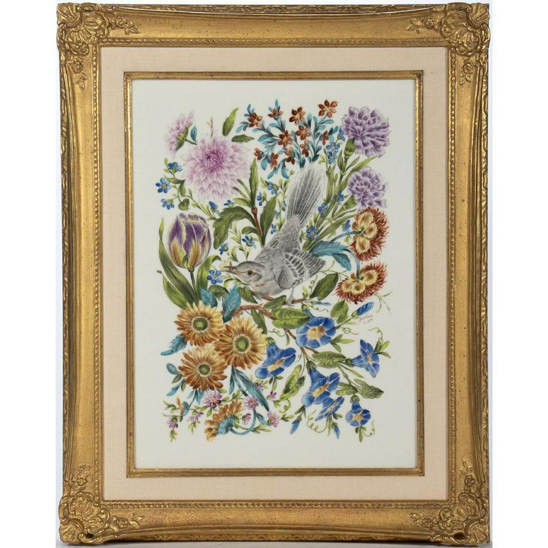 Two (2) Edward Marshall Boehm Porcelain Plaques