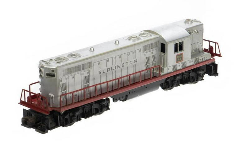 Lionel 2328 Burlington GP7 Locomotive (#0081) on Mar 12, 2022 | Turner Auctions + Appraisals in CA