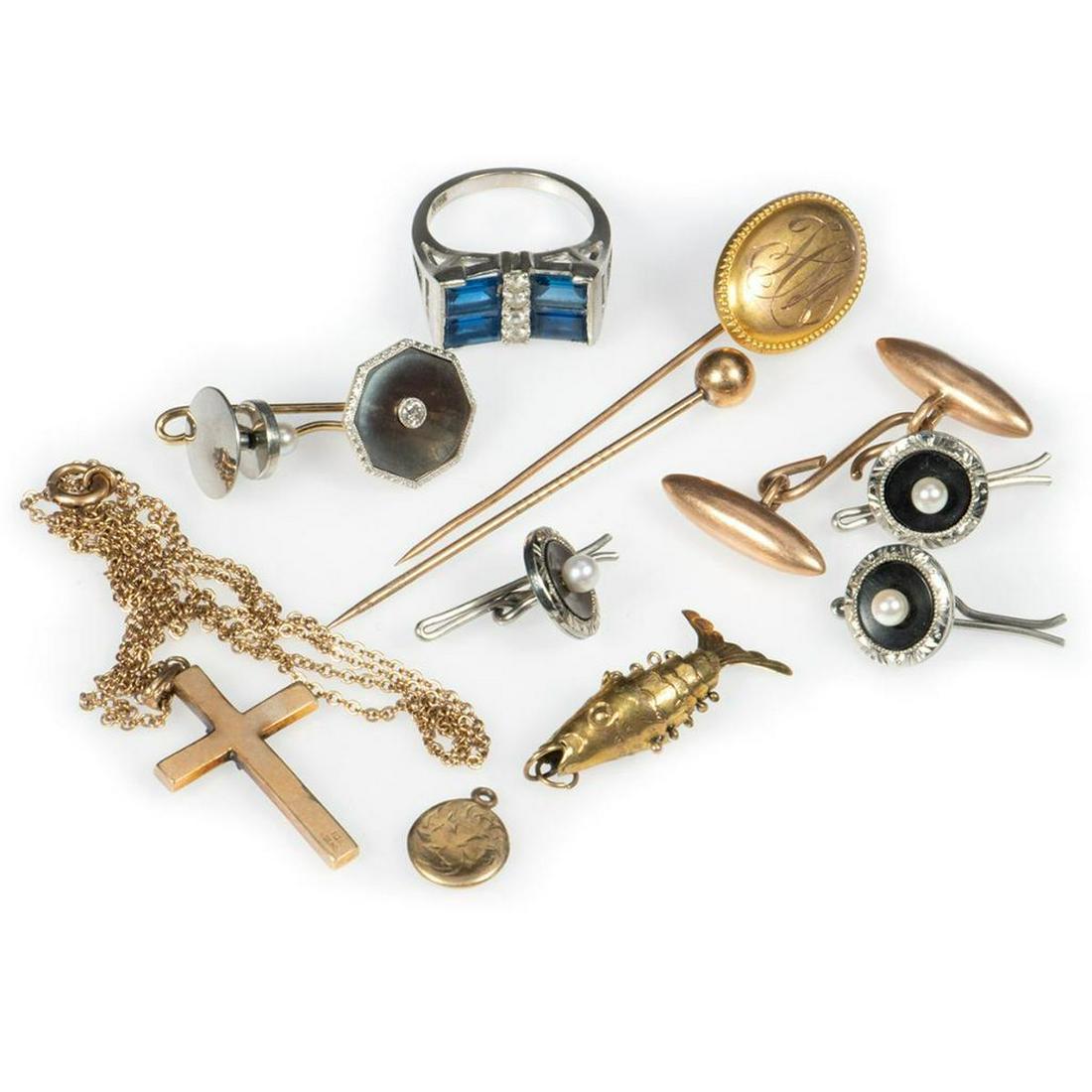 Collection Of 14k And 10k Gold Jewelry